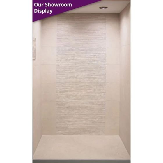 Breeze Cream Stone Effect Porcelain Floor Tile